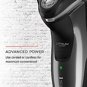 Remington R5000 Series Shaver PR1362-A Rotary Cordless Shaver with PowerFlex 360, Pop-up Trimmer & Titanium Coated Blades
