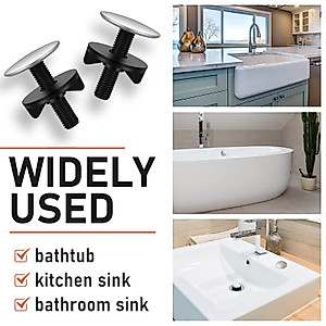 12 Pcs Sink Hole Cover Stainless Steel Faucet Hole Cover Kitchen Blanking Metal Plug Sink Caps for Top Holes Kitchen Bathroom Sink Accessories, 0.6 to 1.6 Inch in Diameter