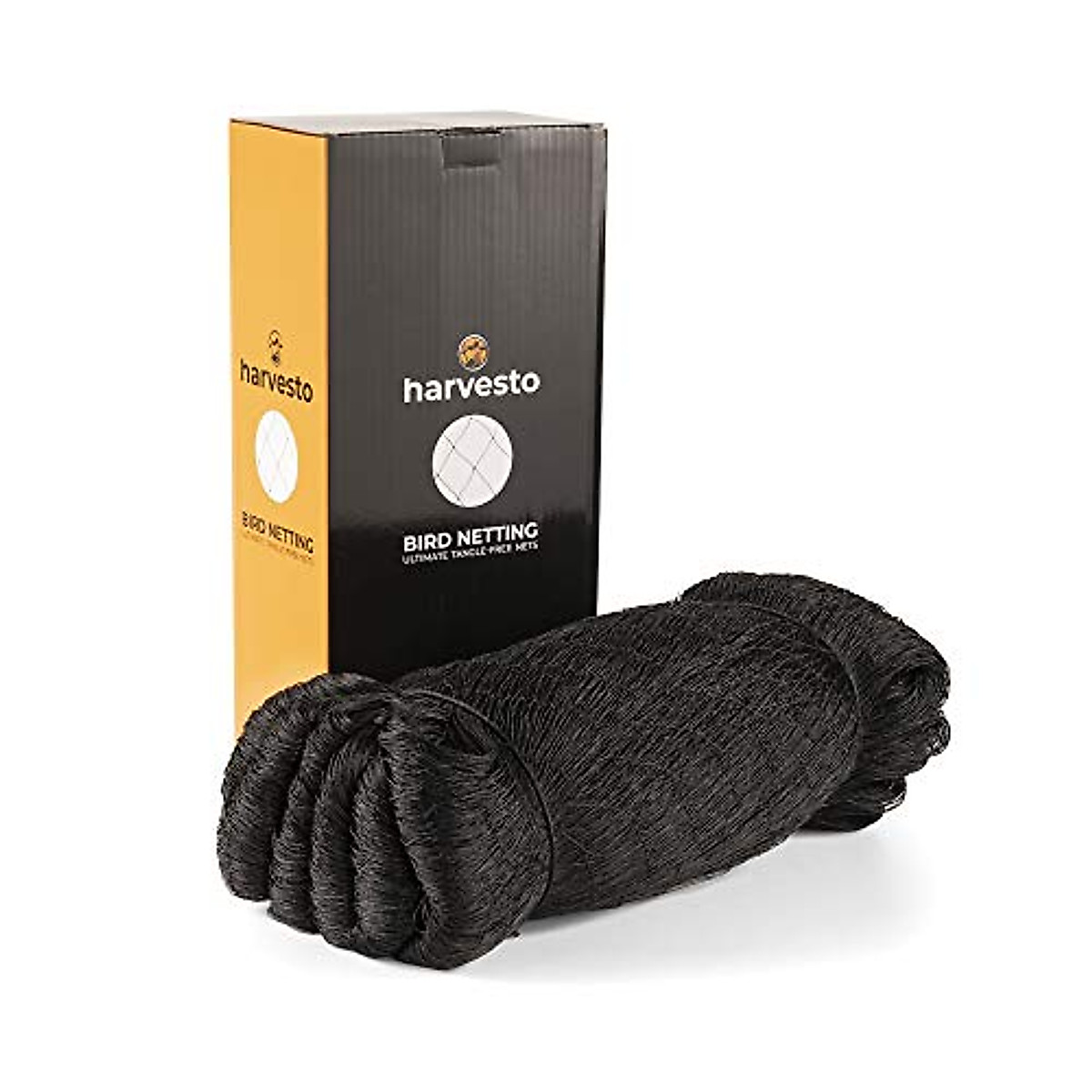 Harvesto 25 x 50Ft Bird Netting for Chicken Coops and Runs with 1.5" x 1.5" Durable Mesh Size; Keep Hawks and Birds Away and Protect Chicks from Raccoons, Fox and More Wild Animals