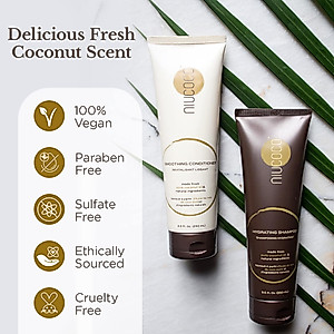 NIUCOCO | All-Natural Coconut Oil Shampoo and Conditioner | 100% Non-Toxic | Bundle Pack (250ml)