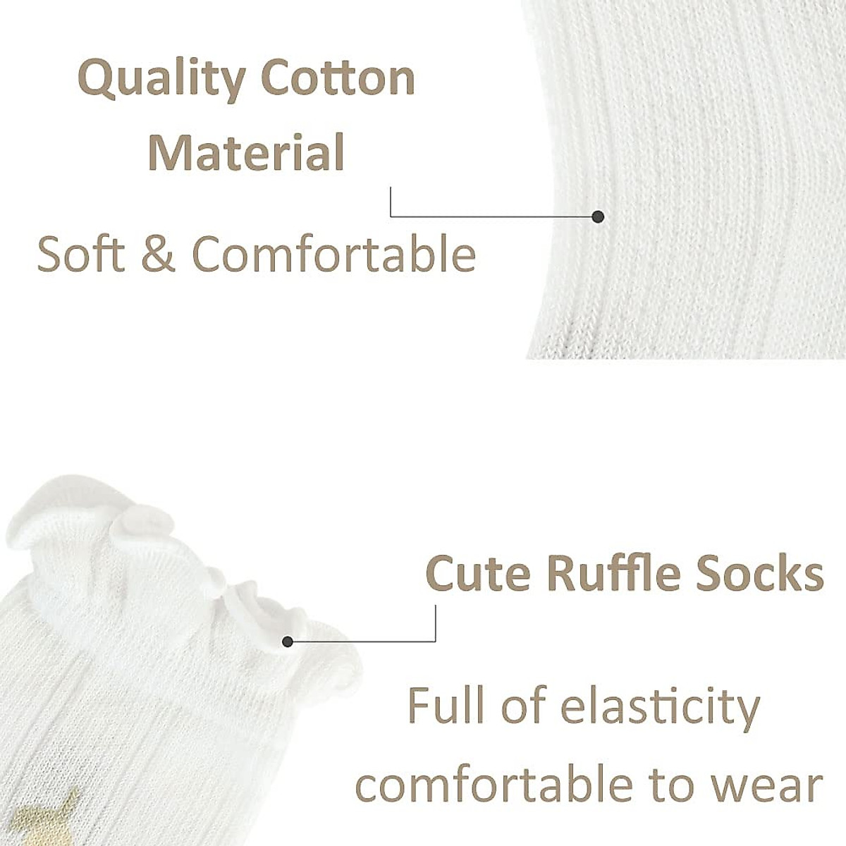 WATOCHE Baby Girls Socks Toddler Girl Ruffle Socks Little Girls Frilly Dress Socks Cotton Summer Mesh Socks(Mesh Flower,1-3T)