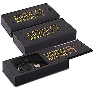 Hide A Key Magnetic Key Holder Under Car - Hide A Key for Your Car So You Never Lock Out - Plastic Magnet Key Hider to Store a Spare Key for Your Home, Storage, Office, or Vehicle - 3 pack - by RamPro