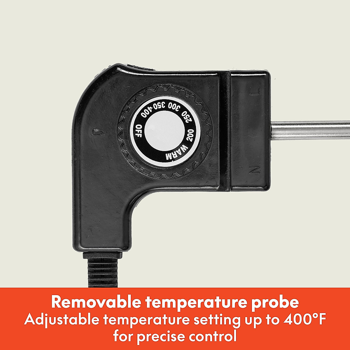 BELLA Electric Ceramic Titanium Griddle, Make 10 Eggs At Once, Healthy-Eco Non-stick Coating, Hassle-Free Clean Up, Large Submersible Cooking Surface, 10.5" x 20", Copper/Black