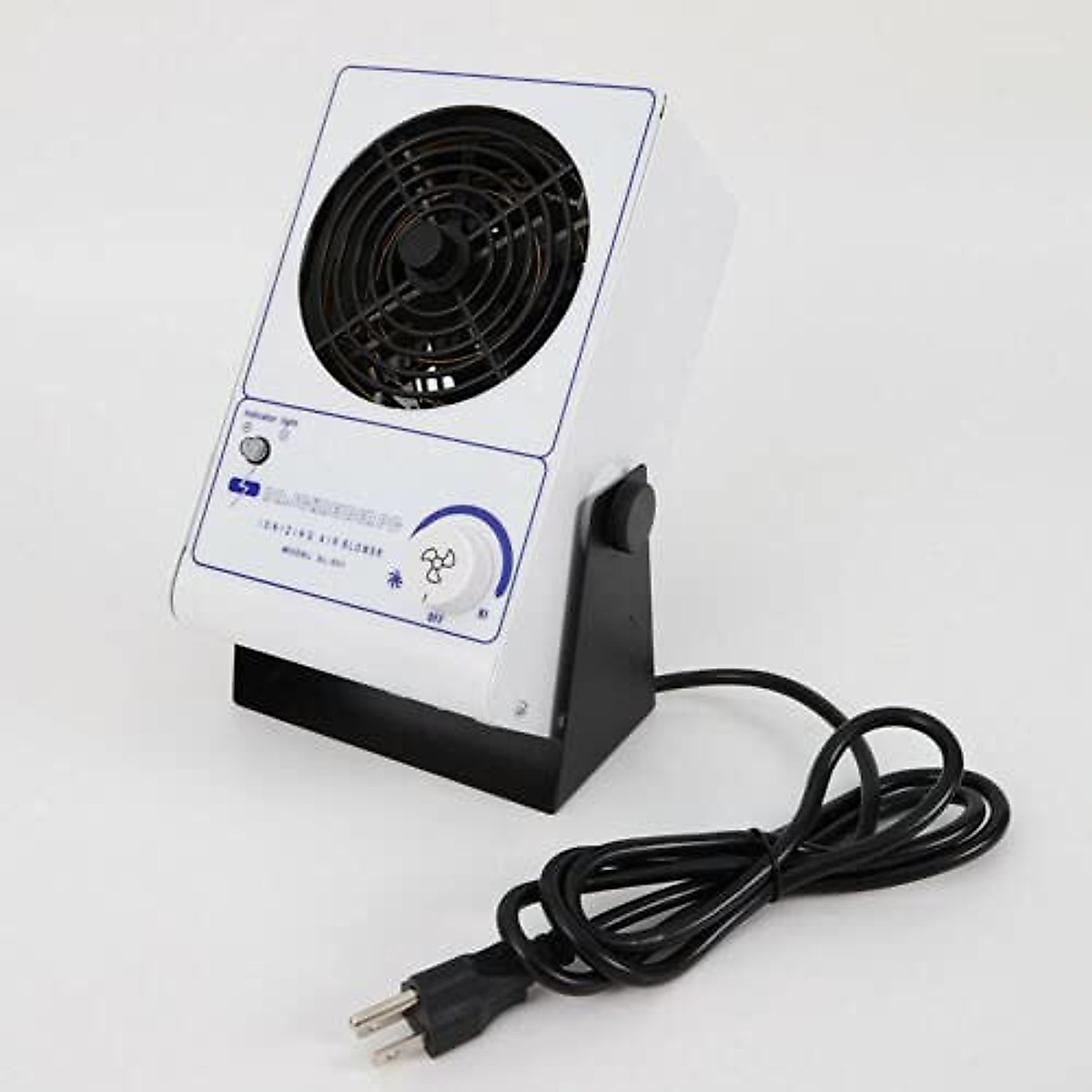 Ionizing Air Blower Fan Ion Anti-Static Elimination Ionizer Commercial Machine Eliminator 45~110CFM 0.25A 3kg 110V/60Hz