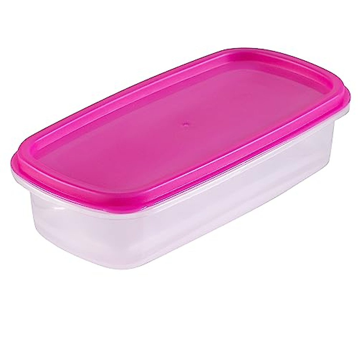 Kitchen Details 14 Piece Food Storage Container Set | Nested | 7 Containers and 7 Lids | Stackable | BPA Free | Dishwasher & Freezer Safe | 7 Sizes | Rainbow