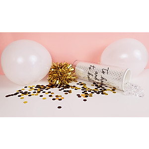 Kate Spade New York Bridal 16 Ounce Insulated Travel Mug with Lid, Double Wall Thermal Tumbler for Coffee/Tea, To Have & To Hold (Gold Dots)