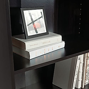 Sauder Beginnings 5-Shelf Bookcase, Cinnamon Cherry finish