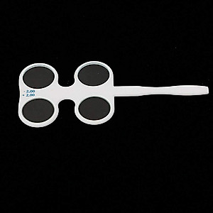 4 Units Optical Flipper Optometry Plastic Flip Trial Lens Plastic Confirmation Flipper Ophthalmic Flipper Optical Instruments (4pcs/Set (±0.50, ±1.00, ±1.50, ±2.00))