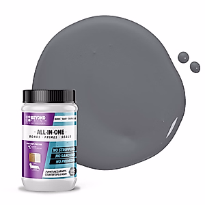 BEYOND PAINT - Furniture, Cabinets and More All-in-One Refinishing Paint Quart - Color :Pewter