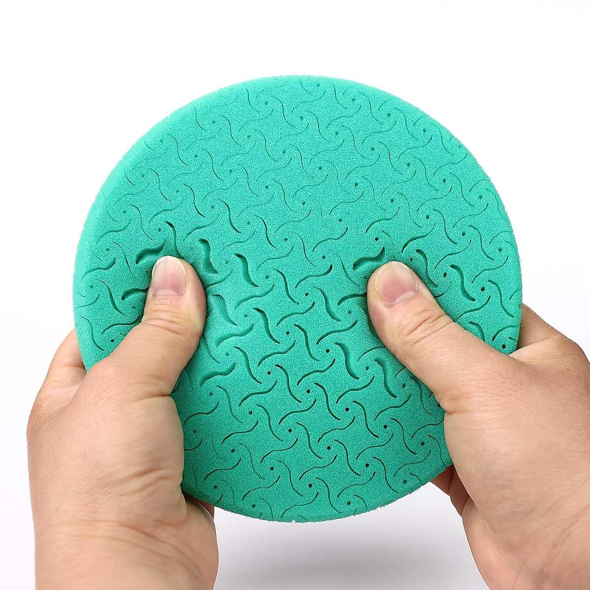 Buffing Polishing Pads 5 Inch, CAR ROAD 7PCs 5.5 Inch Face for 127mm Kit for Car Buffer Polisher Cutting Polishing Pad Kit for Car Buffer Compounding,Polish and Waxing (5 Inch(125mm))