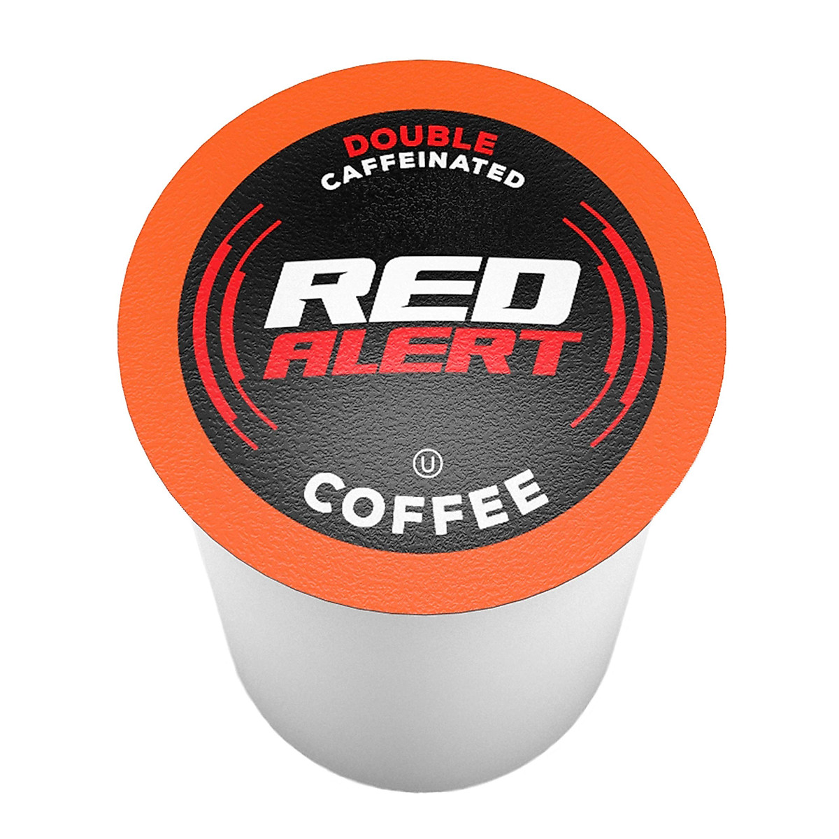 Red Alert Coffee Extra Strong Coffee Pods (Recyclable) Compatible With 2.0 Keurig K Cup Brewers, Caffeine, 40 Count (Pack of 1)