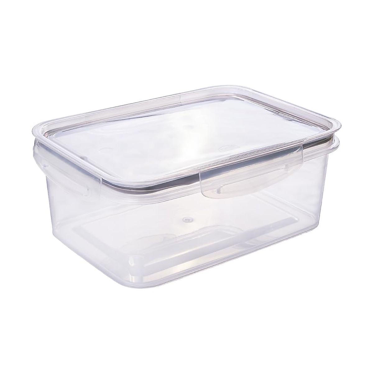 Plasutil 4-Pc Perfect Lock Food Storage Containers Set BPA-Free | Airtight Lids with Locking Tabs | Ideal for Lunch, Meal Prep & Leftovers | Kitchen Organization, Pantry