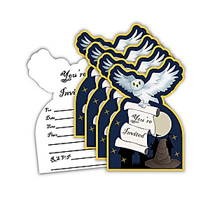 Wizard Castle Birthday Party Invitations & Envelopes Value Pack (20 Count)