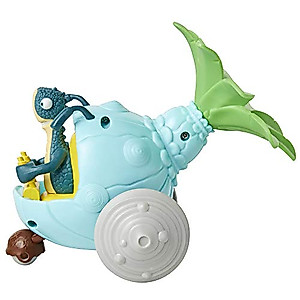 Gigantosaurus Bill's Bubble Toy Vehicle Bounces Up & Down, 6.5" Long, 4" Tall - Easy for Little Hands to Push Along - Dino Car Toys for Toddler Kids Boys & Girls