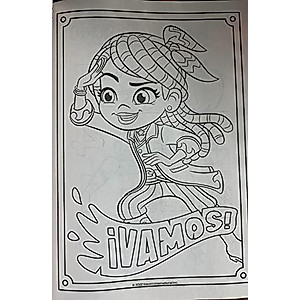 Santiago of The Seas Coloring and Activity Book with Bonus Stand-Up Character on Back - 80 Pages