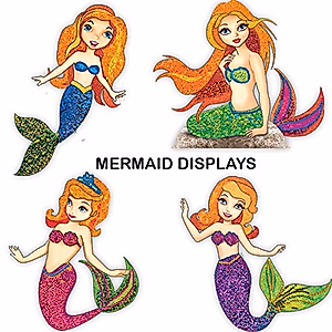 Toykraft: Arts and Crafts for Kids Ages 5-12, Mermaid Craft Kit, Sand Art Kits for Kids, Girls Craft Kits - Sand and Sequin Craft Mermaids