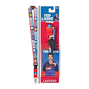 Ata-Boy Ted Lasso Lanyard Badge Holder with Whistle, Lanyards for ID Badges - Gifts & Merchandise