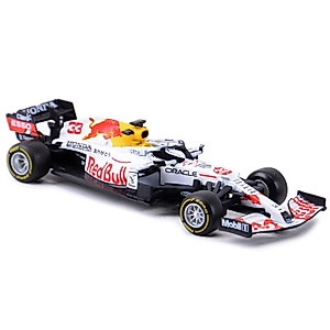 HTLNUZD Bburag 1:43 2021 Racing RB16B #33 Formula F1Max Verstappen 2nd Turkish1/43 Diecast Alloy Collectible Toy Car Model