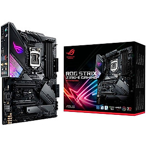 ASUS ROG Strix Z390-E Gaming Motherboard LGA1151 (Intel 8th 9th Gen) ATX DDR4 DP HDMI M.2 USB 3.1 Gen2 802.11AC Wi-Fi