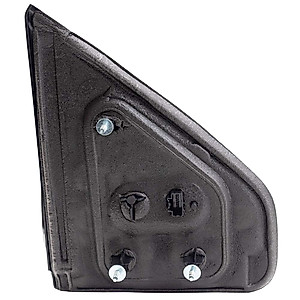 Brock Drivers Left Textured w/Spotter Glass Power Side View Mirror Replacement for BL3Z 17683 BA BL3Z17683BA