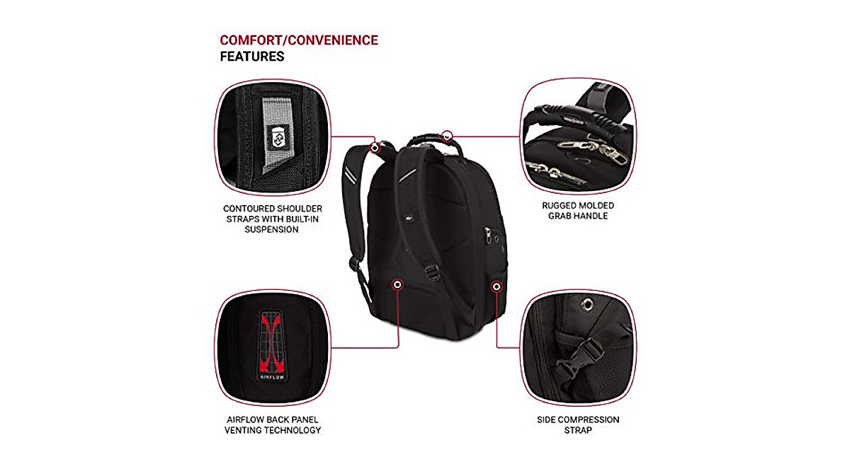SwissGear 1923 ScanSmart Laptop Backpack - Durable & Travel-Ready