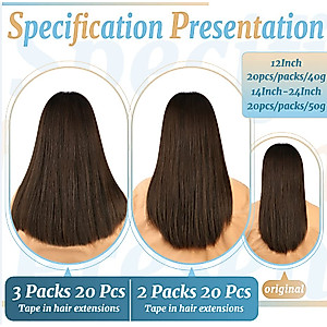 Ve Sunny Blonde Hair Tape in Extensions Human Hair Highlight Tape in Natural Hair Extensions Dark Blonde Highlight Platinum Blonde Tape on Real Human Hair Extensions Blonde 20pcs 50g 14inch