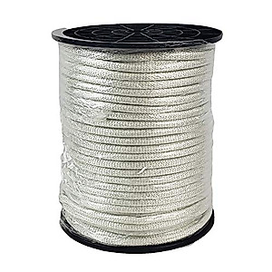 1/4 inch Knotrite Nylon Rope - 250 Foot Spool | 100% Nylon - Solid Braid - Dyeable - Industrial Grade - High UV and Abrasion Resistance