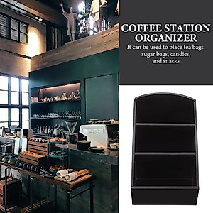 CALLARON Tea Bag Holder Organizer Tea Bag Rack Organizer 2pcs Coffee Pod Storage Box Acrylic Tea Bag Tea Bag Display Bar Accessories