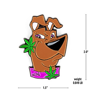 DIME BAGS Hat Pin | Double Posted Sirron Norris Pin with Enamel Finish (Sirron Norris Dog)