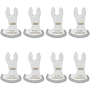 XXGO 8 Pcs Oscillating Multi Tool Diamond Segment Swing Grit Grout Blades XG8001S