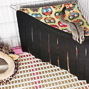 1 Pieces Guinea Pig Hideout Rat Corner Hideaway Peekaboo Toys Cage Accessories Hidden Habitat Tent Toys for Ferrets Chinchillas Sugar Glider Small Pet Animals