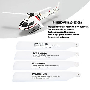 Longzhuo Motor Blade Gear Parts Kit, RC Aircraft Gear Screw Upgrade Kit, RC Helicopter Blades Motor Upgrade Kit, RC Helicopter Accessory for WLtoys XK K110s Remote Control Aircraft RC Helicopter Parts