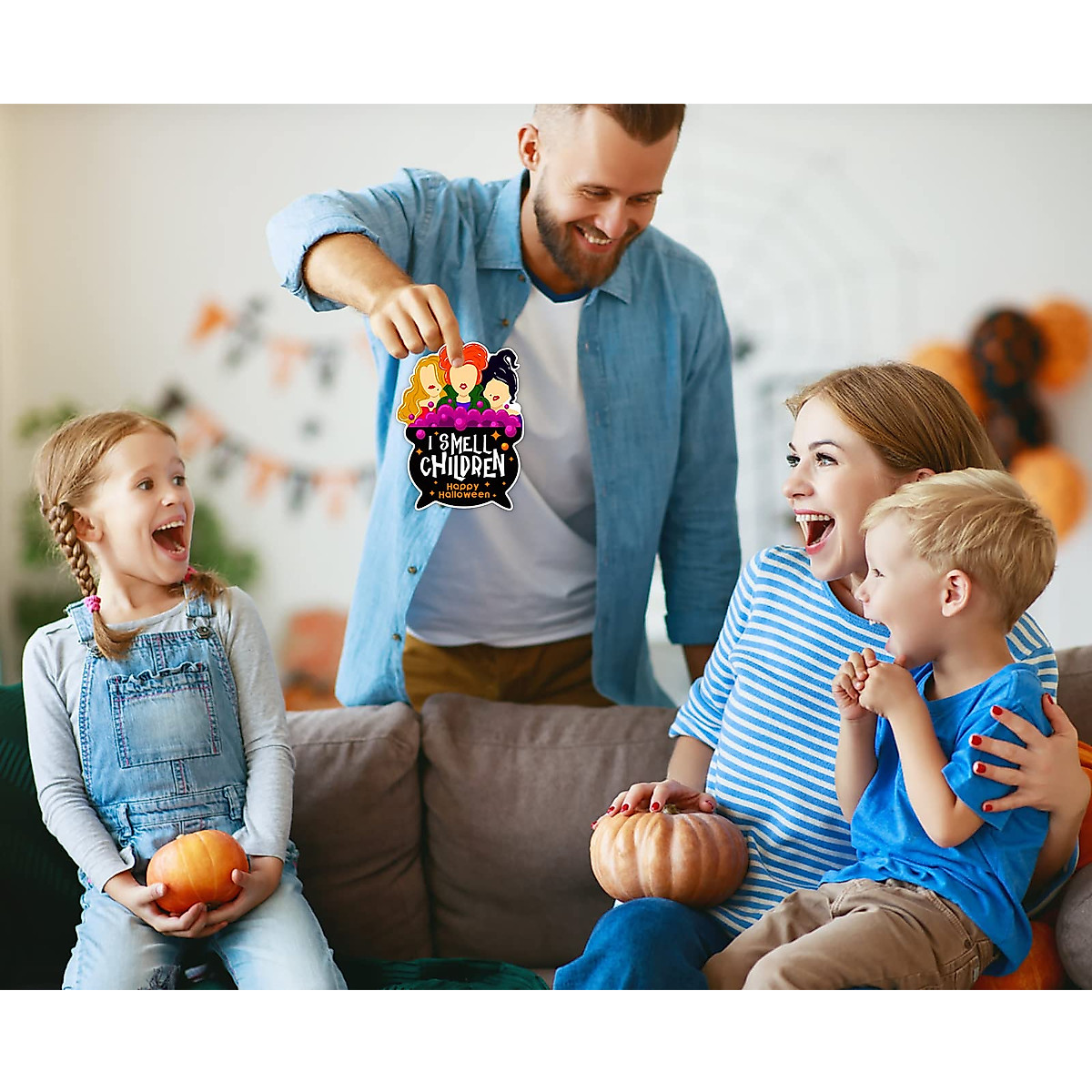 SICOHOME Halloween Party Invitations - 12pcs 5"x7" Halloween Birthday Invitations with Envelopes for Kids Adult Baby Shower Halloween Greeting Cards Hocus Pocus Invitations Party Favors Supplies