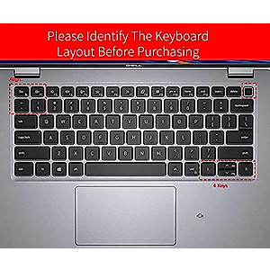 Keyboard Cover Skin for Dell Latitude 14" 7430 7420 7410, Dell Latitude 5430 5431 5420 14", Dell Latitude 7520 15.6", Dell Latitude 14" 9000 9510 9520 9420 9430 Keyboard Cover Protector, Blue