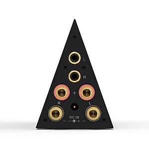 LOXJIE A10 Desktop Stereo Power Amplifier Digital Class-D High-Power Audiophile Level Amp Chip TPA3116 (Black)