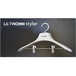 LG Styler Clothes Shirts Suit Hanger Holder with Non-Slip Pad, Stainless Steel Clips and Hooks