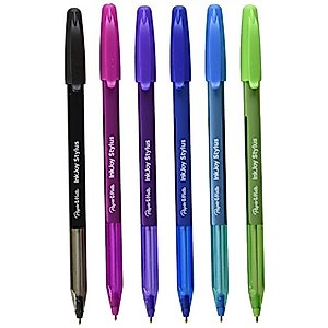 Paper Mate InkJoy 2 in 1 Stylus Ballpoint Pens, Medium Point, Assorted, Box of 24