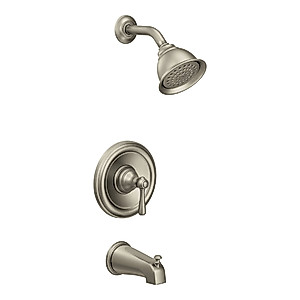 Moen T2113EPBN Kingsley Posi-Temp Tub and Shower Trim Kit, Valve Required, Brushed Nickel