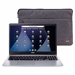 Acer Chromebook Touchscreen Laptop 15.6inch - Stylus Pen - Google Chromebook - 13hours Battery Life - USB C - Numeric Keypad - Wireless AC - Camera - School Students College (4GB RAM |64GB eMMC+Pen)