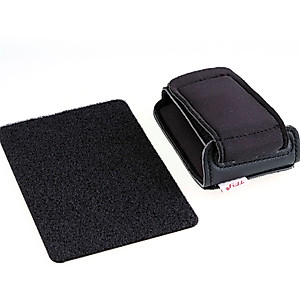 TFY Padded Hand-Strap Plus Hook & Loop Fastening Tape Adhesive Patch - DIY Detachable Hand-Strap for Smartphone, Tablet PC and More - iPhones - iPad Pro 9.7/12.9 Inch and Other Tablets