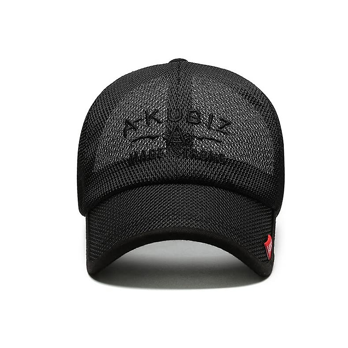 GEGEEN DOMOG Summer Mesh Baseball Cap for Men Women Trucker Mesh Hat Baseball Hats Outdoor Sports Running hat (202246*Black)