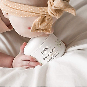 Babo Botanicals Sensitive Baby Fragrance-Free All Natural Healing Ointment - 99% Organic & 1% Colloidal Oat - Steroid-Free - NSF Certified - For Eczema, Irritated/Itchy Skin - Face, Body, Diaper Area