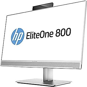 HP EliteOne 800 G3-AIO 23" FHD, Core i5-6500 3.2GHz, 16GB RAM, 256GB Solid State Drive, DVDRW, Windows 10 Pro 64Bit, CAM, Touch (Renewed)