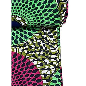 African Wax Prints Fabric New Ankara Bazin 6 Yards African Cloth for Party Dress (P067)