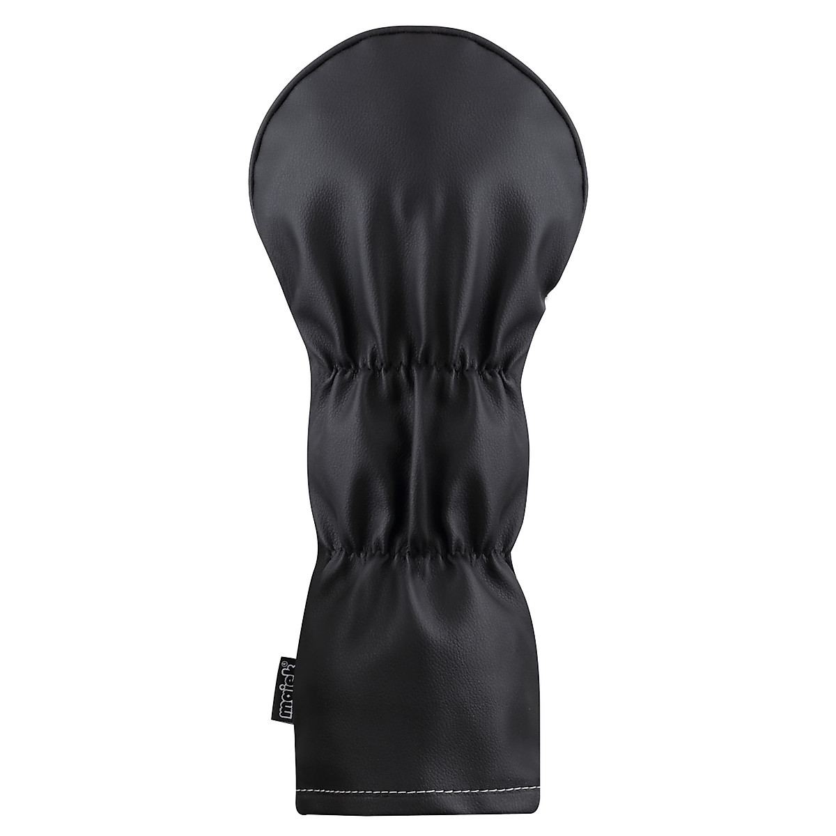 Majek Retro Golf Headcovers White Red and Black Vintage Leather Style 1 3 5 Driver and Fairway Head Covers Fits 460cc Drivers Classic Look