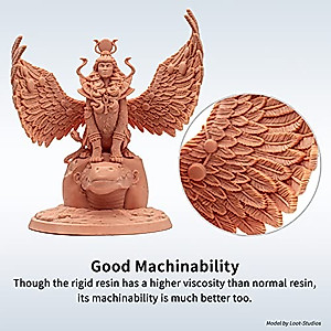 Chitu Systems Conjure Sculpt Resin,3D Printer Resin High-Detailed with Very Clear Detail Performance, Best-Resin for Miniatures and Display Pieces LCD 3D Printing (Grey,1000g)