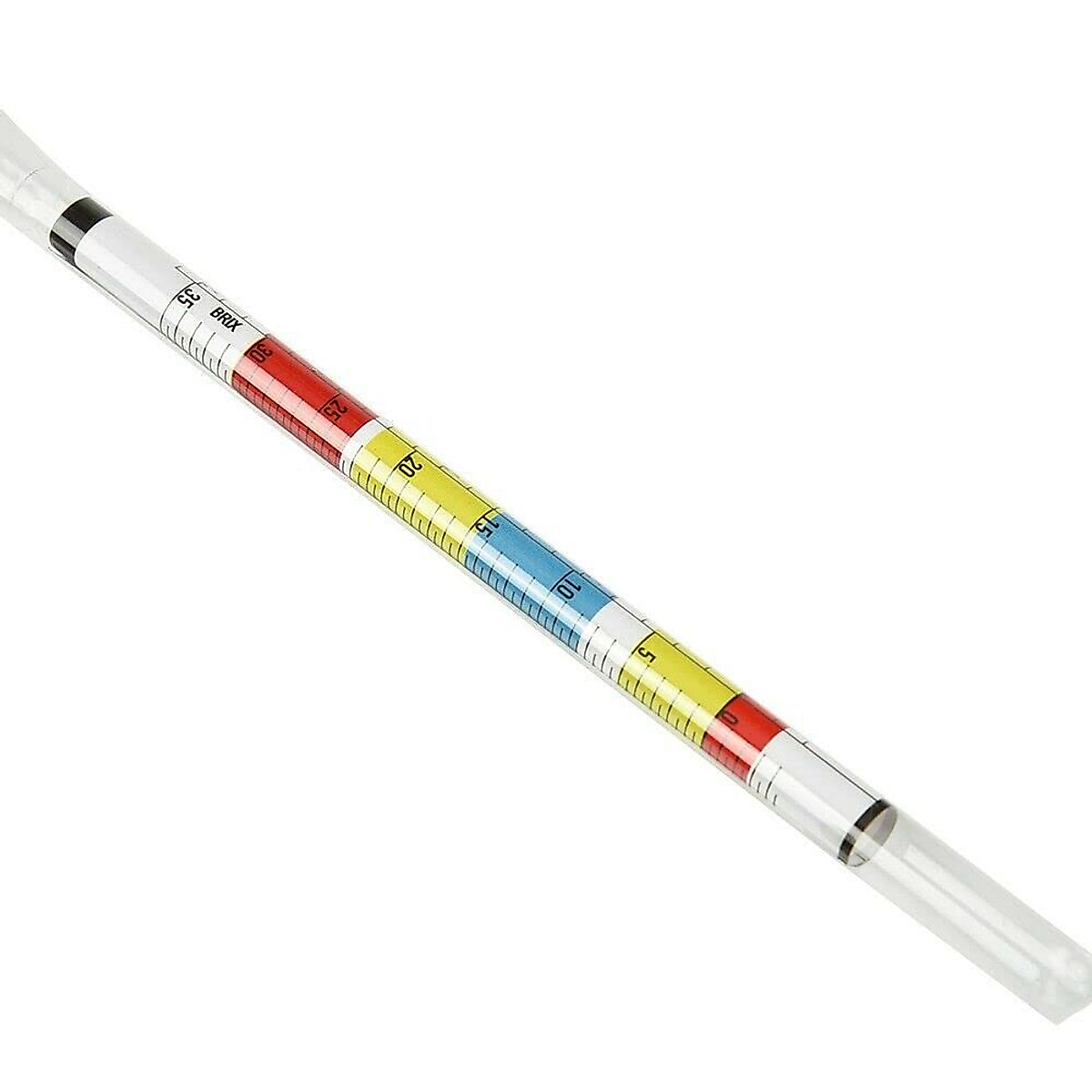 Triple Scale Beer and Wine Precision Hydrometer, Specific Gravity, Brix, Balling for Home Brewing