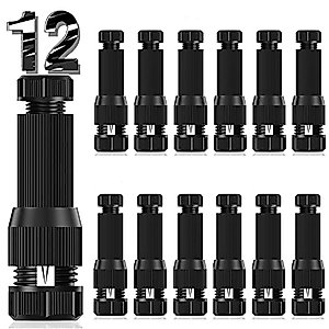 iCreating 12Pack Low Voltage Landscape Lighting Cable Connector for Landscape Lighting Path Lights 12-20 Gauge Wire Connector Work with Malibu Paradise Moonrays and Other Outdoor Lighting