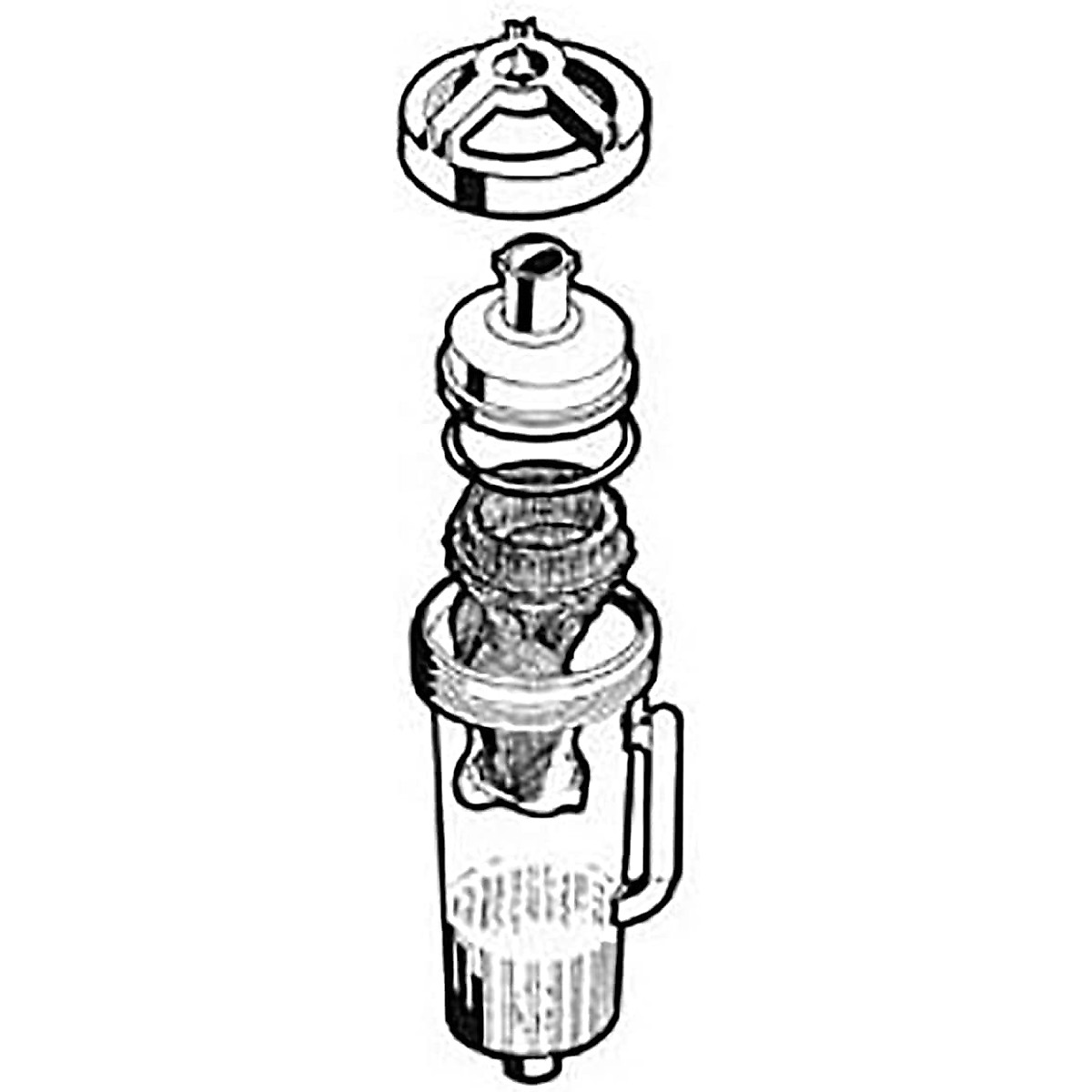 ATIE Pool Cleaner Pool Leaf Canister Permanent Bag AXW538 Replacement for Hayward W530 Series Pool Leaf Canister (2 Pack)