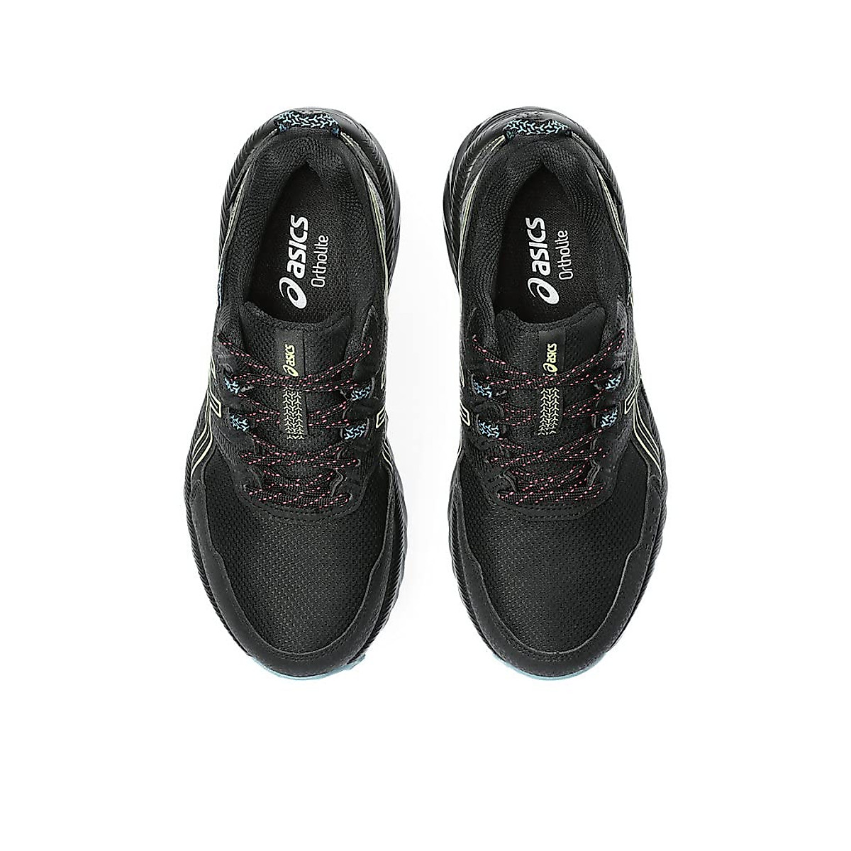 ASICS Women's Gel-Venture 9 Waterproof Running Shoes, 8.5, Black/Lime Green